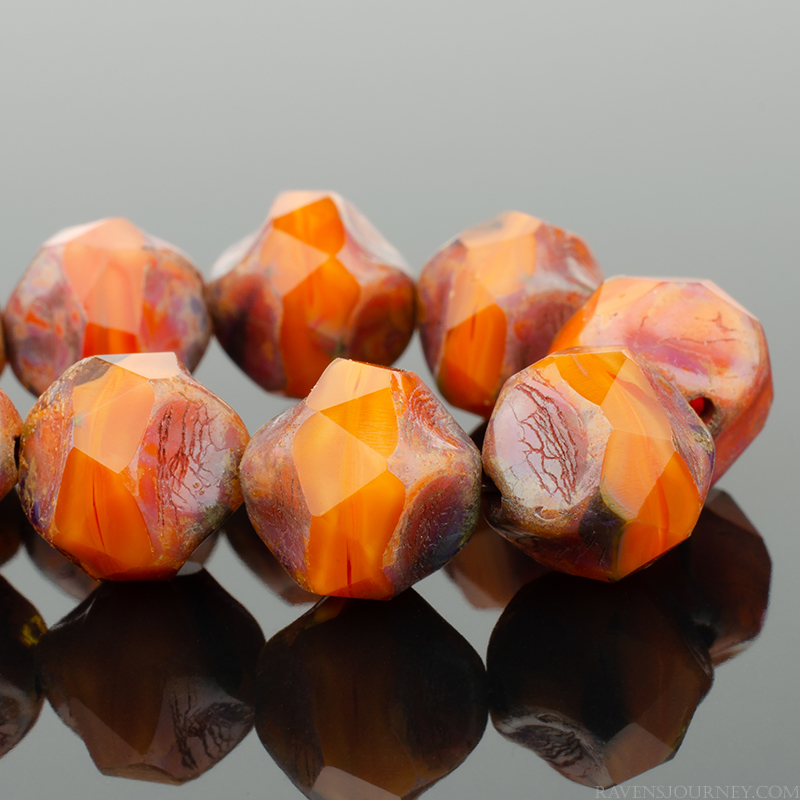 Baroque Central Cut (9mm) Orange Silk with Picasso Finish-osx: Raven's ...